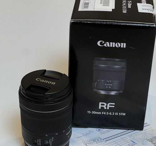 Объектив canon RF 15-30 stm