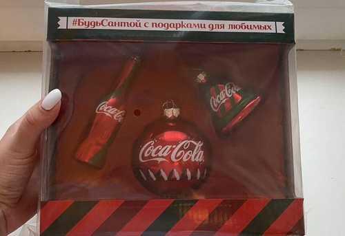 Набор елочных игрушек кока кола Coca Cola