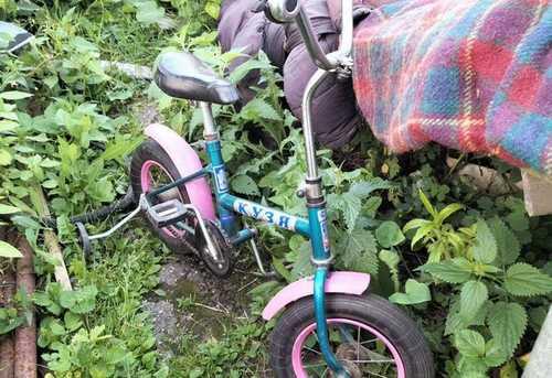 Велосипед детский 4х колесный Кузя