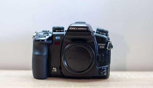 Зеркальный фотоаппарат minolta dynax 7d