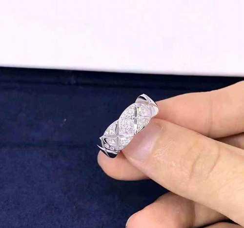 Кольцо Chanel, золото, бриллианты 0,18 ct