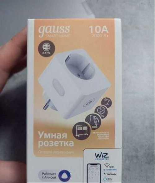 Умная розетка Gauss, Smart home 10A
