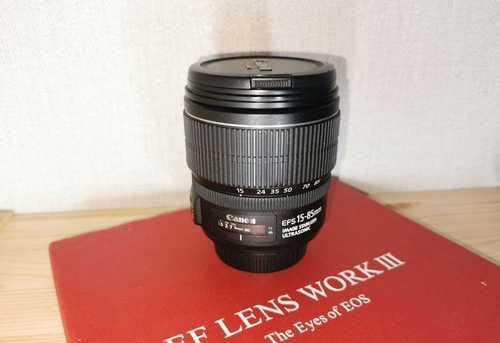 Canon EF-S 15-85mm f3.5-5.6 IS USM
