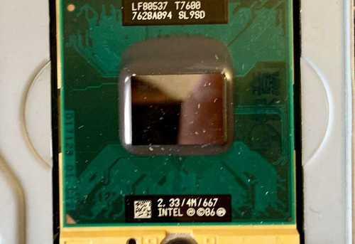 Процессор для ноутбука Intel T7600 2,33ггц/4Мб/667