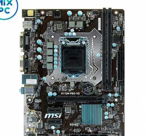 Материнская плата LGA1151 MSI H110M PRO-VD Б.У