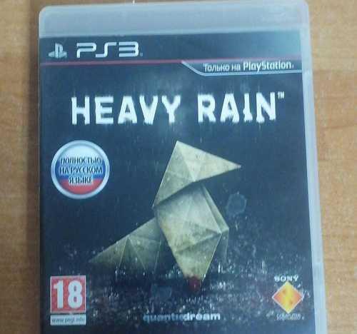 Диск на ps3 Heavy Rain