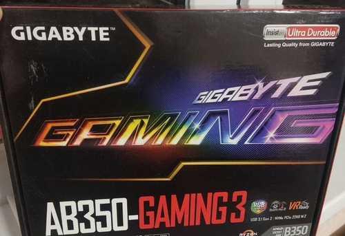 Материнская плата gigabyte GA-AB350-Gaming 3