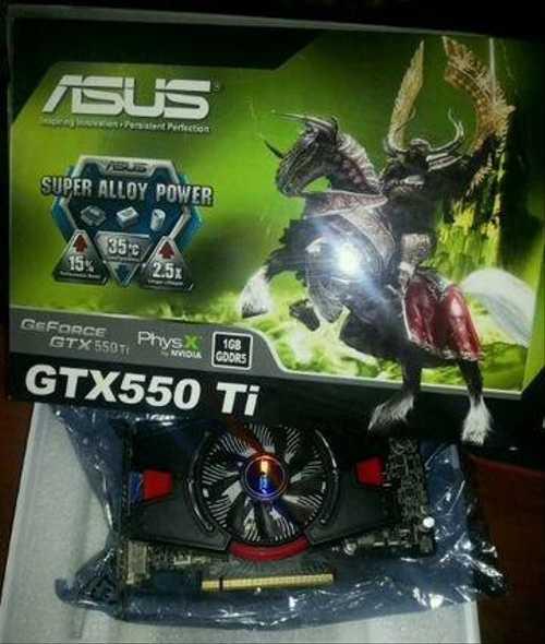Продам видеокарту GeForce Asus GTX550ti