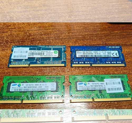 Оперативная память ddr3 для ноутбука 4gb, 1гб