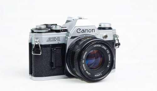 Canon AE-1 + Canon FD 50мм f1.8