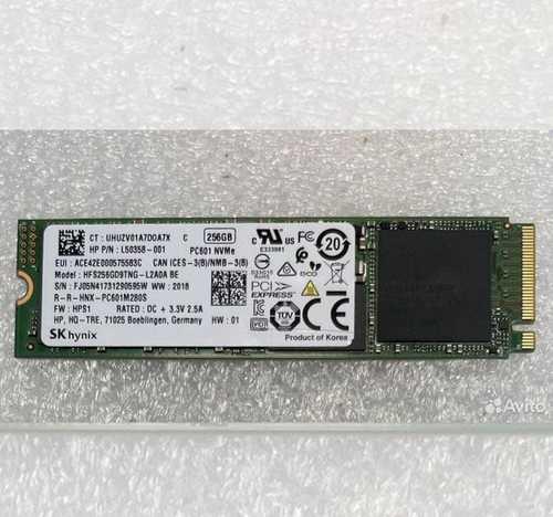 Твердотельный накопитель SK Hynix 256GB SSD BC601