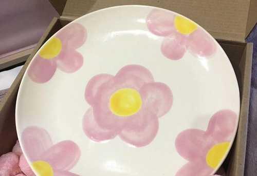 Тарелка с цветочками