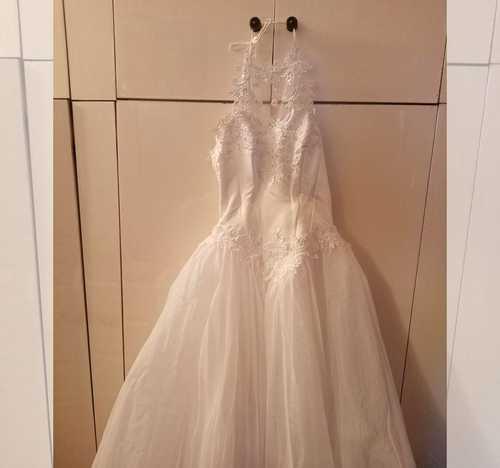 Свадебное платье 48 50 бу