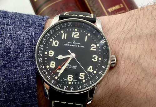 Часы Zeno Watch Basel X-Large Pilot Pointer date