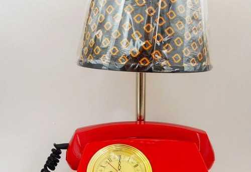 Телефонсветильник с часами