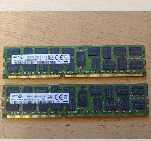 DDR3 16 GB x 2 1333 ECC Samsung