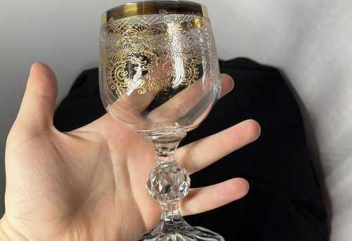 Бокалы для вина богемское стекло