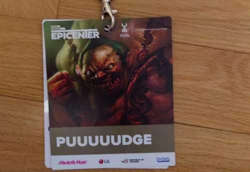 Epicenter Бейдж 2016 года