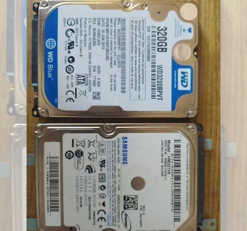 2 жесткий диска на 320 гб - Samsung / WD(цена за о