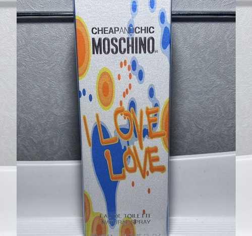 Moschino cheap AND chic I love love