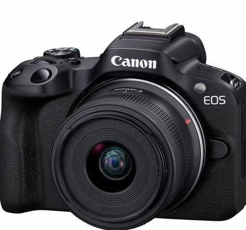 Беззеркальный фотоаппарат Canon EOS R50 Kit 18-45