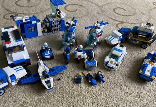Lego City полицейское много разного