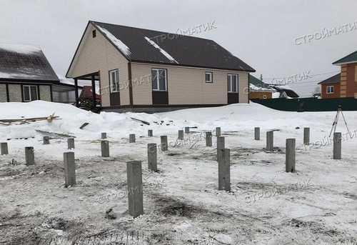 Фундамент на жб сваях под ключ. Жб сваи