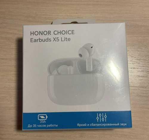 Беспроводные наушники honor earbuds x5 lite