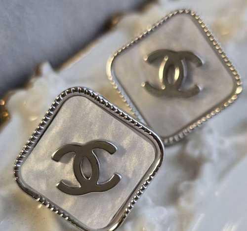 Серьги chanel