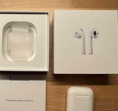 Беспроводные наушники Apple AirPods оригинал