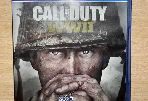 Call of Duty: wwii диск для PS4