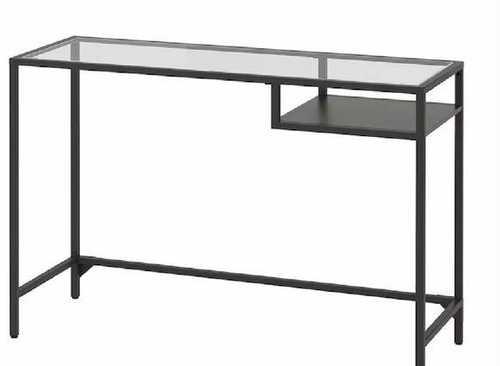 Компьютерный столик IKEA витше 100*36 (черный)
