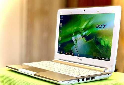 Простой нетбук Acer 10”/SSD/2Гб живой аккумулятор
