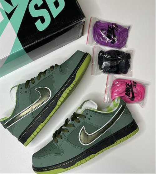 Кроссовки Nike SB Dunk Low Concepts x Green Lobste