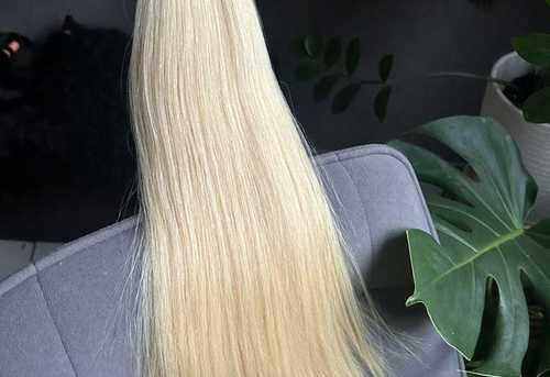 Волосы для наращивания блонд 50
