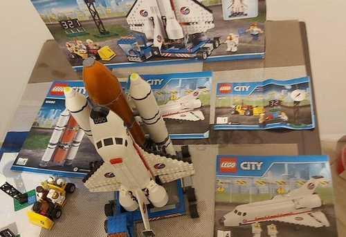 Lego City 60080 Spaceport Шаттл с ракетой космос