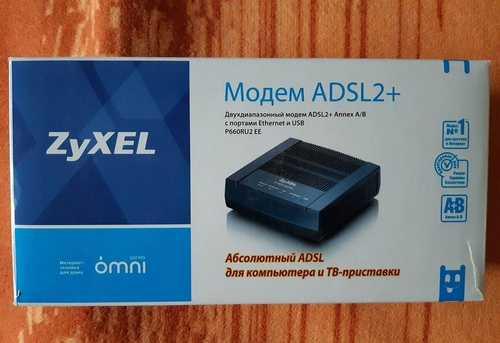 Модем Zyxel adsl2+ Omni P660RU2 EE