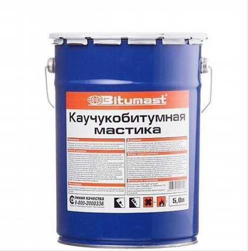 Мастика каучукобитумная Bitumast 4,2 кг/5 л