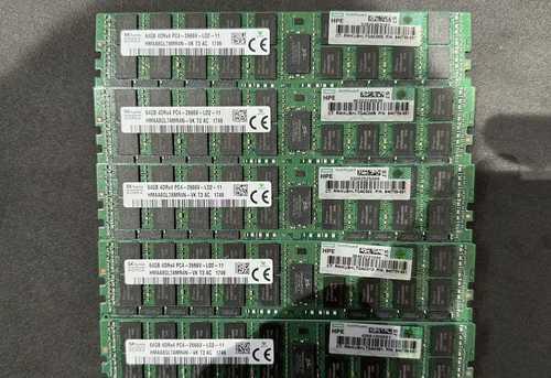 SK Hynix DDR4 64Gb 2666 ECC Оперативная память