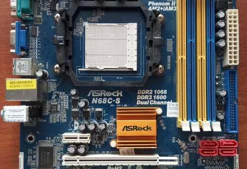 Материнская плата asrock n68c-s