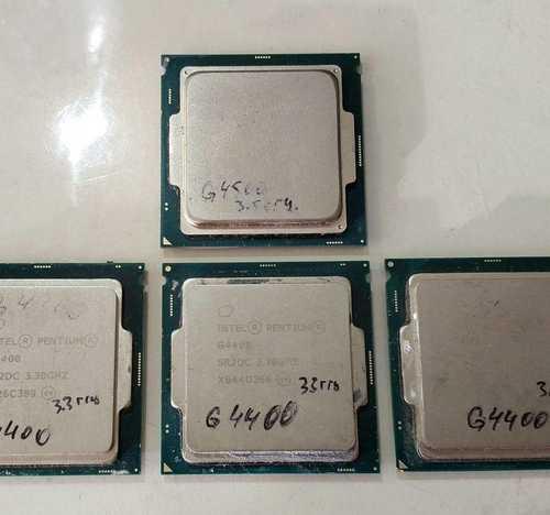 Процессоры G4400, G4500