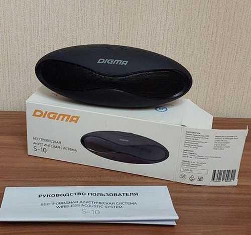 Портативная bluetooth колонка digma s-10