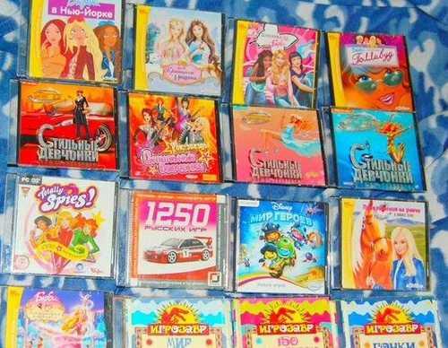 30шт пк игр лицензионных для девочек на дисках