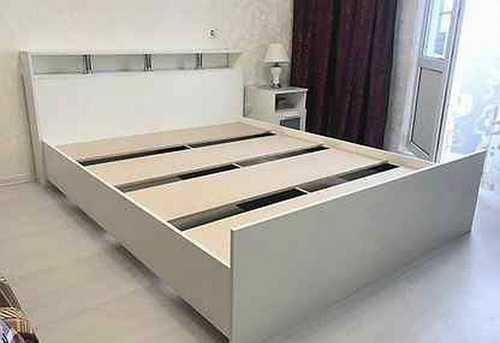 Кровать Саломея белая 1.6 м