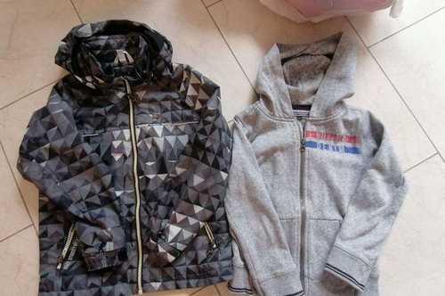 Куртка reima 128 и толстовка hilfiger 122