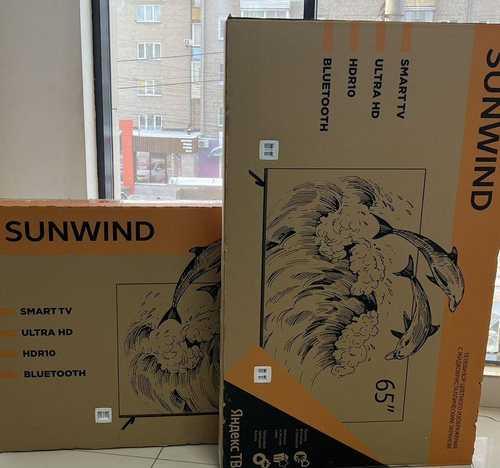 65" (165 см) SunWind SUN-LED65XU401 новый 4K SMART