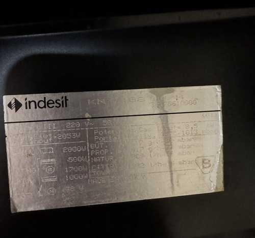 Газовая плита бу indesit