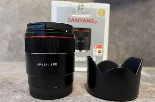 Объектив Samyang AF 75mm f/1.8 Sony FE