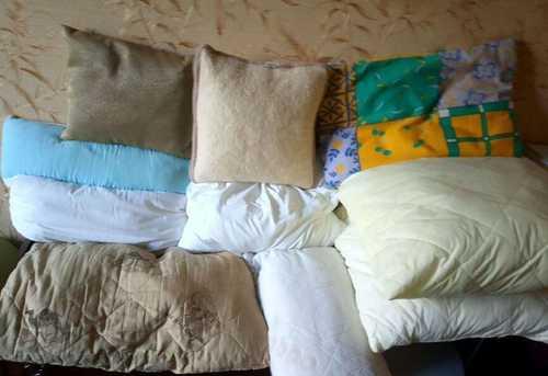 Подушки для сна разные 15 шт