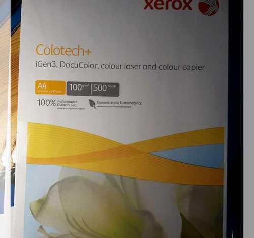 Бумага для цветной печати Xerox Colortech+ 100г/м2